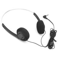 China JTY-F002 3.5mm Wired On-Ear Headphones Without Microphone, Lightweight Thin Foam Headset for School Classroom, PC Laptop Audio Listening for sale