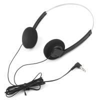 China JTY-F002 3.5mm Wired On-Ear Headphones Without Microphone, Lightweight Thin Foam Headset for School Classroom, PC Laptop Audio Listening for sale