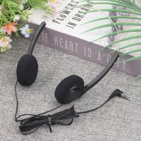 China JTY-F002 3.5mm Wired On-Ear Headphones Without Microphone, Lightweight Thin Foam Headset for School Classroom, PC Laptop Audio Listening for sale