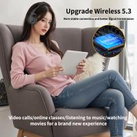 China JTY-60 Wireless Bluetooth Over-Ear Headphones with Built-in Mic, Foldable Stereo Headset, Soft Earpads for Music, Gaming, Online Class for sale