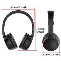 China JTY-60 Wireless Bluetooth Over-Ear Headphones with Built-in Mic, Foldable Stereo Headset, Soft Earpads for Music, Gaming, Online Class for sale