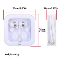 China JTY-300 3.5mm Wired In-Ear Earbuds, Stereo Sound Headphones with Portable Storage Case & Extra Replacement Ear Tips, Universal Wired Earphones for Laptop, Tablet, MP3 Player for sale