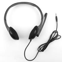 China JTY-469 Wired Stereo Headset with Noise Cancelling Microphone, Over Ear PC Headphone with Inline Control, Multiple Connectors Optional, Support OEM ODM Customization for Office & Online Class for sale