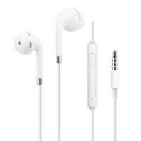 China JTY-PG01 Wired In-ear Earphones with Microphone, Stereo Half Earbud Headset, 3.5mm Jack & Type-C Optional, Inline Volume Control for Phone Laptop Music & Calls for sale