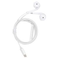 China JTY-PG01 Wired In-ear Earphones with Microphone, Stereo Half Earbud Headset, 3.5mm Jack & Type-C Optional, Inline Volume Control for Phone Laptop Music & Calls for sale