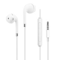 China JTY-PG01 Wired In-ear Earphones with Microphone, Stereo Half Earbud Headset, 3.5mm Jack & Type-C Optional, Inline Volume Control for Phone Laptop Music & Calls for sale