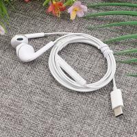 China JTY-PG01 Wired In-ear Earphones with Microphone, Stereo Half Earbud Headset, 3.5mm Jack & Type-C Optional, Inline Volume Control for Phone Laptop Music & Calls for sale