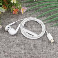China JTY-PG01 Wired In-ear Earphones with Microphone, Stereo Half Earbud Headset, 3.5mm Jack & Type-C Optional, Inline Volume Control for Phone Laptop Music & Calls for sale