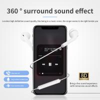 China JTY-PG02 Wired Earbuds with Microphone, In-ear Stereo Earphones, Type-C & 3.5mm Audio Plug Available, Corded Headset with Remote Control for Smartphones Tablets PC Video Calls for sale