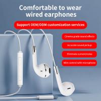 China JTY-03 Metallic Accent Wired Earphones, Semi In-ear Stereo Earbuds with Inline Mic, 3.5mm Jack & Type-C Plug Options, Corded Headset with Volume Control for Mobile & Laptop for sale