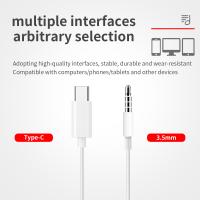 China JTY-03 Metallic Accent Wired Earphones, Semi In-ear Stereo Earbuds with Inline Mic, 3.5mm Jack & Type-C Plug Options, Corded Headset with Volume Control for Mobile & Laptop for sale