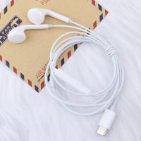 China H123 14mm Driver HI-FI Wired Earbuds, Semi In-ear Earphones with Multi-button Inline Control, Type-C Plug, Factory OEM Customizable for Music & Voice Calls for sale