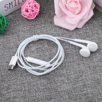 China H123 14mm Driver HI-FI Wired Earbuds, Semi In-ear Earphones with Multi-button Inline Control, Type-C Plug, Factory OEM Customizable for Music & Voice Calls for sale