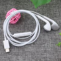 China H123 14mm Driver HI-FI Wired Earbuds, Semi In-ear Earphones with Multi-button Inline Control, Type-C Plug, Factory OEM Customizable for Music & Voice Calls for sale