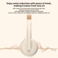 China JTY-G3 ANC Wireless Over Ear Headset with Detachable Mic, 0.038s Ultra Low Latency Bluetooth Headphones, 45H Playtime & USB Transmitter for Gaming & Office Calls for sale