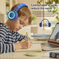 China JTY-G2 Foldable Wired Over Ear Headphones with Inline Mic, Adjustable Lightweight Corded Headset, 3.5mm / Type-C Plug Optional, Soft Cushion Headphones for Music, Study & Video Calls for sale