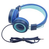 China JTY-G2 Foldable Wired Over Ear Headphones with Inline Mic, Adjustable Lightweight Corded Headset, 3.5mm / Type-C Plug Optional, Soft Cushion Headphones for Music, Study & Video Calls for sale