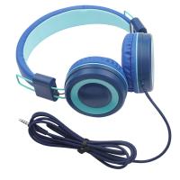 China JTY-G2 Foldable Wired Over Ear Headphones with Inline Mic, Adjustable Lightweight Corded Headset, 3.5mm / Type-C Plug Optional, Soft Cushion Headphones for Music, Study & Video Calls for sale