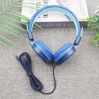 China JTY-G2 Foldable Wired Over Ear Headphones with Inline Mic, Adjustable Lightweight Corded Headset, 3.5mm / Type-C Plug Optional, Soft Cushion Headphones for Music, Study & Video Calls for sale