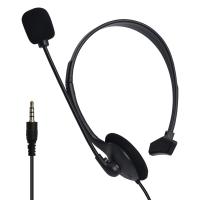 China JTY-900 3.5mm Monaural Headset with Microphone, Wired Single Ear Headphone, Lightweight Call Center Headset with Inline Control for PC Laptop Phone Office Conference for sale