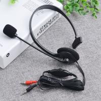 China JTY-900 3.5mm Monaural Headset with Microphone, Wired Single Ear Headphone, Lightweight Call Center Headset with Inline Control for PC Laptop Phone Office Conference for sale