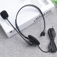 China JTY-900 3.5mm Monaural Headset with Microphone, Wired Single Ear Headphone, Lightweight Call Center Headset with Inline Control for PC Laptop Phone Office Conference for sale