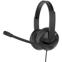 China JTY-700 3.5mm Stereo Wired Headset with Microphone, Over-ear Dual Ear Headphone, Lightweight Office Call Center Headset for Laptop PC Phone Online Meeting for sale