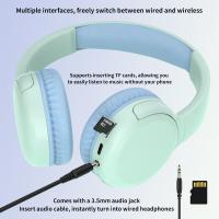 China JTY-118 Wireless Bluetooth Over Ear Headphones, 40mm Driver Stereo Headset, Long Battery Life Comfort Padded Headphones for Music Gaming Travel for sale