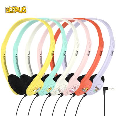 China JTY-857IP BEERUS Licensed Kids Wired Headphones, 3.5mm Over Ear Lightweight Headset, Cute Cartoon Headphones for School Online Learning for sale