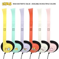 China JTY-857IP BEERUS Licensed Kids Wired Headphones, 3.5mm Over Ear Lightweight Headset, Cute Cartoon Headphones for School Online Learning for sale