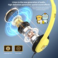 China JTY-857IP BEERUS Licensed Kids Wired Headphones, 3.5mm Over Ear Lightweight Headset, Cute Cartoon Headphones for School Online Learning for sale
