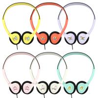 China JTY-857IP BEERUS Licensed Kids Wired Headphones, 3.5mm Over Ear Lightweight Headset, Cute Cartoon Headphones for School Online Learning for sale