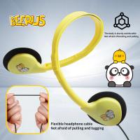 China JTY-857IP BEERUS Licensed Kids Wired Headphones, 3.5mm Over Ear Lightweight Headset, Cute Cartoon Headphones for School Online Learning for sale
