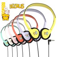 China JTY-857IP BEERUS Licensed Kids Wired Headphones, 3.5mm Over Ear Lightweight Headset, Cute Cartoon Headphones for School Online Learning for sale