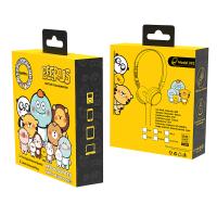China JTY-882IP BEERUS Licensed Kids Wired Headphones, 3.5mm Over-Ear Cute Cartoon Headset, Lightweight Adjustable Headband Headphones for School Online Class for sale