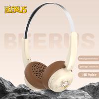 China GR50 BEERUS Customizable Bluetooth Headphones, Licensed Cute Cartoon IP Pattern Over-Ear Wireless Headset, Multiple Custom Colors for Gifts & Daily Use for sale
