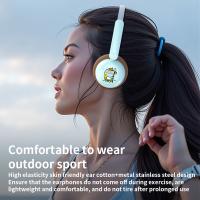China GR50 BEERUS Customizable Bluetooth Headphones, Licensed Cute Cartoon IP Pattern Over-Ear Wireless Headset, Multiple Custom Colors for Gifts & Daily Use for sale
