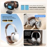 China JTY-36 Over-Ear Bluetooth Headphones with Detachable Dual Battery, HiFi Lossless Sound Wireless Headset, AI Clear Call & Low Latency for Gaming Meeting for sale