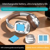 China JTY-36 Over-Ear Bluetooth Headphones with Detachable Dual Battery, HiFi Lossless Sound Wireless Headset, AI Clear Call & Low Latency for Gaming Meeting for sale