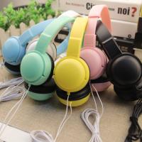 China JTY-718 3.5mm Wired On-Ear Headphones, Adjustable Lightweight Stereo Headset for Kids School Classroom, Multi Color Bulk Pack Available for sale