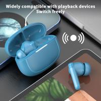 China E38 TWS Wireless Bluetooth Earbuds, 10mm Driver Stereo In-Ear Earphones with Smart Touch Control, Wide Compatibility for Phone Tablet Laptop for sale