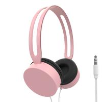 China JTY-728 3.5mm Wired On-Ear Headphones, Adjustable Lightweight Stereo Headset for Kids Classroom Learning, Multiple Candy Colors Optional for sale