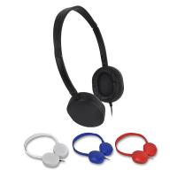 China JTY-868 3.5mm Wired On-Ear Headphones, Lightweight Stereo Headset for Classroom Computer Lab, Bulk Pack with Assorted Bright Colors for sale