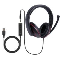 China 3.5mm Wired Headset with Microphone, Lightweight Dual-Ear Office Headphone, Inline Volume & Mute Control, Replaceable Cable, Optional USB-A / Type-C Cord for PC Laptop Online Class Call Center for sale