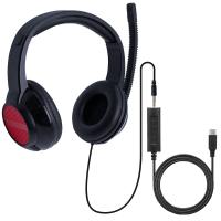 China 3.5mm Wired Headset with Microphone, Lightweight Dual-Ear Office Headphone, Inline Volume & Mute Control, Replaceable Cable, Optional USB-A / Type-C Cord for PC Laptop Online Class Call Center for sale