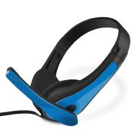 China JTY-588 Wired Headset with Microphone, Lightweight Over-Ear Headphones, 3.5mm Plug, Multi Color Optional, for Online Class, Office, Computer Learning & Gaming Voice Chat for sale