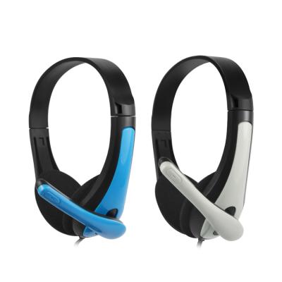 China JTY-588 Wired Headset with Microphone, Lightweight Over-Ear Headphones, 3.5mm Plug, Multi Color Optional, for Online Class, Office, Computer Learning & Gaming Voice Chat for sale