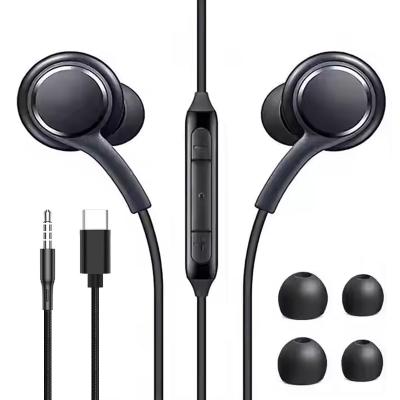 China JTY-AKG Wired In-Ear Earphones 3.5mm / Type-C Earbuds with Mic & Volume Control, Heavy Bass Stereo Wired Headphones, Braided Cable, Noise Isolation, Support Custom Logo & Packaging for Phone Laptop for sale