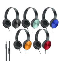 China JTY-450 Wired Over-Ear Headphones with Microphone, 3.5mm Stereo Headset, Multi-Color Lightweight Headphones for Phone, Laptop, PC, Music & Gaming for sale