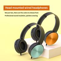 China JTY-450 Wired Over-Ear Headphones with Microphone, 3.5mm Stereo Headset, Multi-Color Lightweight Headphones for Phone, Laptop, PC, Music & Gaming for sale